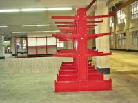 China Industrial Cantilever Racking System for Long Goods Storage - 300-700KG Arm Capacity, W1200mm Width, Custom Sizes Available for sale
