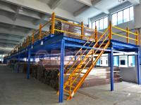 China 1000kg Heavy Duty Industrial Mezzanine Flooring Systems - Custom 1-3 Levels, 1.5-2.5mm Steel Construction for sale