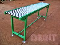 China Portable Heavy Duty Gravity Roller Conveyor System with 30-120KG Load Capacity and 620-1200mm Width Options for sale
