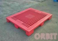 China 4-Way Entry Heavy Duty Plastic Pallets 1000x1000mm to 1500x1500mm with 6-Ton Static Load and 1.5-Ton Dynamic Capacity for sale