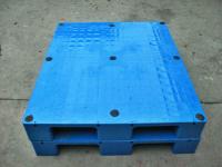 China Virgin HDPE Industrial Plastic Pallets 1200x1000mm with 4T Static Load and 1T Dynamic Capacity for Warehouse Use for sale