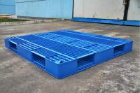 China Single Side Export Plastic Pallets with Steel Tubes 1000×1000×150mm | 6T Static Load & 1.5T Dynamic Capacity for sale