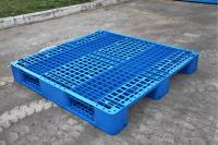 China Rackable Blue Plastic Shipping Pallets for Storage & Distribution - 1200x800mm Standard Size, 1500kg Load Capacity for sale