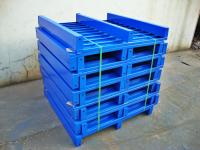 China Heavy Duty Steel Pallets 1000-1500mm with 8-Ton Static Load Capacity for Warehouse Storage for sale