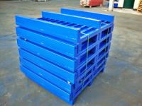 China Reusable Steel Industrial Pallets 8T Static Load in 1000x1000mm to 1500x1500mm Sizes for Heavy Storage for sale
