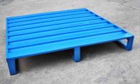 China Steel Pallet 15-30kg with 8T Static Load Capacity - Repairable Recyclable Metal Pallets in Blue/Orange for sale