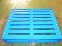 China Powder Coating Steel Pallets 8T Static Load 150mm Height Four-Way Entry for Industrial Use for sale