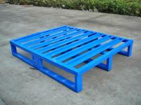China Powder Coating Steel Pallets 8T Static Load 150mm Height Four-Way Entry for Industrial Use for sale