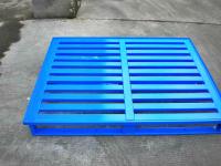 China Lightweight Steel Pallets 1000×1000×150mm with 8T Static Load Capacity for Industrial Material Handling for sale