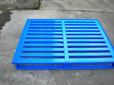 China Lightweight Steel Pallets 1000×1000×150mm with 8T Static Load Capacity for Industrial Material Handling for sale