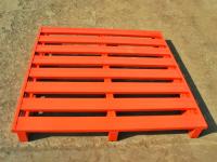 China Lightweight Steel Pallets 1000×1000×150mm with 8T Static Load Capacity for Industrial Material Handling for sale