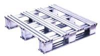 China 304 Stainless Steel Pallets with High Polish Finish - 4T Static Load, 150mm Height - Recyclable Industrial Grade for sale
