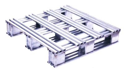 China 304 Stainless Steel Pallets with High Polish Finish - 4T Static Load, 150mm Height - Recyclable Industrial Grade for sale