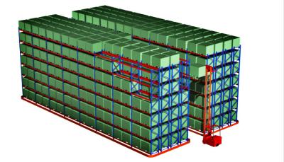 China Selective Heavy Duty Pallet Racking 4000KG Capacity with Powder Coating - W2500×D700×H4000mm Standard Size for sale