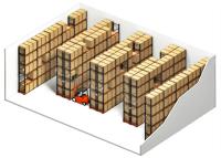 China 2000kg Capacity Selective Pallet Racking System - 6000mm Height x 2800mm Width for Warehouse Storage for sale