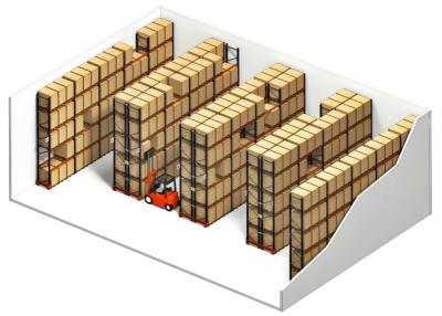 China 2000kg Capacity Selective Pallet Racking System - 6000mm Height x 2800mm Width for Warehouse Storage for sale