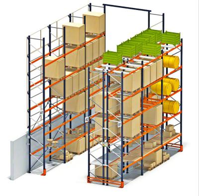 China High Cube Pallet Storage Racks - 7000mm to 8000mm Height, 1000-4000KG Capacity per Level, Customizable Industrial Shelving for sale