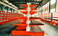 China Heavy Duty Cantilever Racking System 300-700KG Arm Capacity for Steel Lumber Pipe Storage for sale