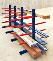China Heavy Long Span Cantilever Racking System with 300-700KG Arm Capacity and 600-1500mm Arm Length for Pipe Storage for sale