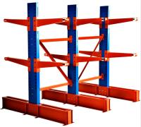 China Adjustable Cantilever Racking System for Long Pipes - 300-700KG Arm Capacity, 600-1500mm Arm Length, Custom Sizes Available for sale