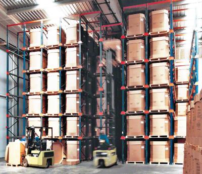 China Drive-In Pallet Rack System with 5000mm Height and 2000KG Capacity - High Density Storage Racking for sale