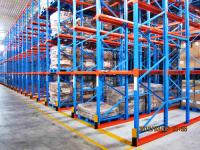 China Drive-In Pallet Rack Heavy Duty Industrial Shelving 5000mm Height 2000KG Capacity Cold Rolling Steel for sale
