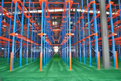 China Medium Duty Drive-In Pallet Rack System with 500-2000KG Capacity and 4000-6000mm Height Options for sale