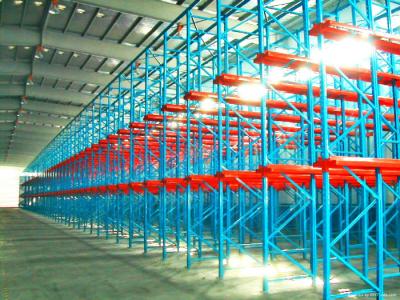 China Single Entry Drive-In Pallet Racking System with 5000mm Height and 2000KG Capacity for High-Density Storage for sale