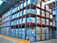 China High Volume Drive-In Pallet Rack System - 4000mm Height, 2000KG Capacity Cold Rolled Steel Storage Rack for sale