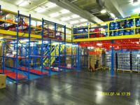 China Powder Coat Steel Rack Supported Mezzanine with 300-1500KG Load Capacity and 4000-6000mm Height Options for sale