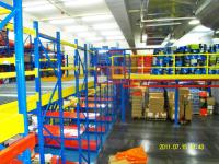 China Powder Coat Steel Rack Supported Mezzanine with 300-1500KG Load Capacity and 4000-6000mm Height Options for sale