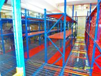 China Industrial Rack Supported Mezzanine with 300-1500KG Load Capacity and 4000-6000mm Height Options for sale