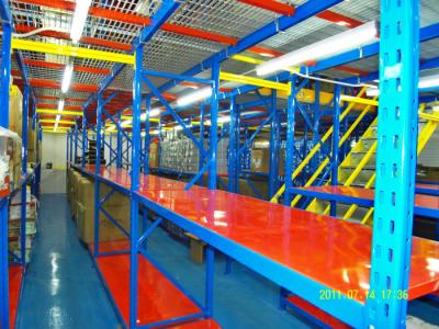 China Industrial Rack Supported Mezzanine 4000-6000mm with 300-1500KG Load Capacity per Level for Warehouse Storage for sale