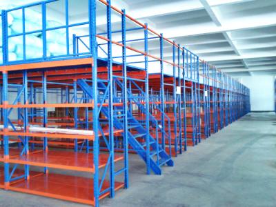 China Adjustable Rack Supported Mezzanine Floor with 300-1500KG Load Capacity and 4000-6000mm Height Options for sale