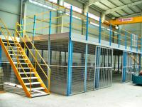 China Structural Steel Raised Storage Mezzanine Floor - 1-3 Levels, 300-1000KG Load Capacity, Custom Sizes for sale