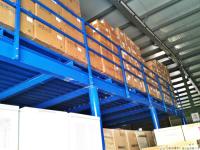 China Heavy Duty Powder Coated Industrial Mezzanine Flooring with 500KG Load Capacity and 3700mm Total Height Options for sale