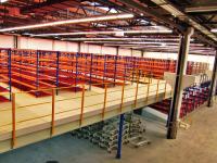 China 3 Levels Industrial Mezzanine Flooring with 500KG Load Capacity and 2500mm Height - Custom Storage Platform Systems for sale