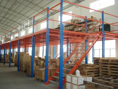 China 500kg Steel Shelf Supported Mezzanine Floor System - 1-3 Levels, 2500mm Clearance Height, Custom Industrial Storage for sale