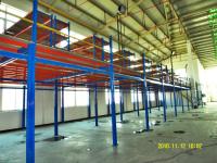 China 500kg Steel Shelf Supported Mezzanine Floor System - 1-3 Levels, 2500mm Clearance Height, Custom Industrial Storage for sale