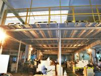 China Commercial Cold Rolled Mezzanine Flooring Systems with 500KG Load Capacity and 2.5mm Steel Thickness for Storage Optimization for sale