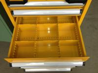 China Portable Roller Cabinet Tool Chest 600-1000mm Sizes with 50-200KG Drawer Capacity and Ball-Bearing Slides for sale