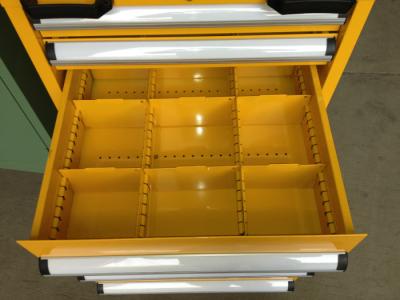 China Portable Roller Cabinet Tool Chest 600-1000mm Sizes with 50-200KG Drawer Capacity and Ball-Bearing Slides for sale