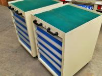 China Portable Roller Cabinet Tool Chest 600-1000mm Sizes with 50-200KG Drawer Capacity and Ball-Bearing Slides for sale
