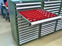 China Metal Tool Chest Cabinet 600×545×730mm with 3-10 Drawers and 50-200KG Load Capacity - Powder Coated Industrial Storage for sale