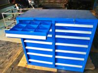 China Metal Tool Chest Cabinet 600×545×730mm with 3-10 Drawers and 50-200KG Load Capacity - Powder Coated Industrial Storage for sale