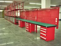 China Custom Industrial Workbench with LED Lighting - 1500-2100mm Sizes, 500-2000kg Load Capacity for sale