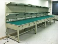 China Industrial Drawer Workbenches 1500-2100mm with 4 Drawers, 500-1500kg Load Capacity, Blue/Green Options for sale