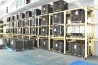 China Folding Stackable Steel Wire Mesh Pallet Cage 800-1550mm Sizes with 500-2500kg Load Capacity and Galvanized Surface for sale