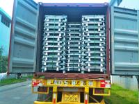 China Folding Stackable Steel Pallet Cages with U-Shaped Reinforcement - 500KG to 2500KG Load Capacity for sale