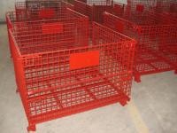 China High Strength Industrial Metal Pallet Cages - 800-1550mm Sizes, 500-2500kg Load Capacity, Galvanized Steel Construction for sale